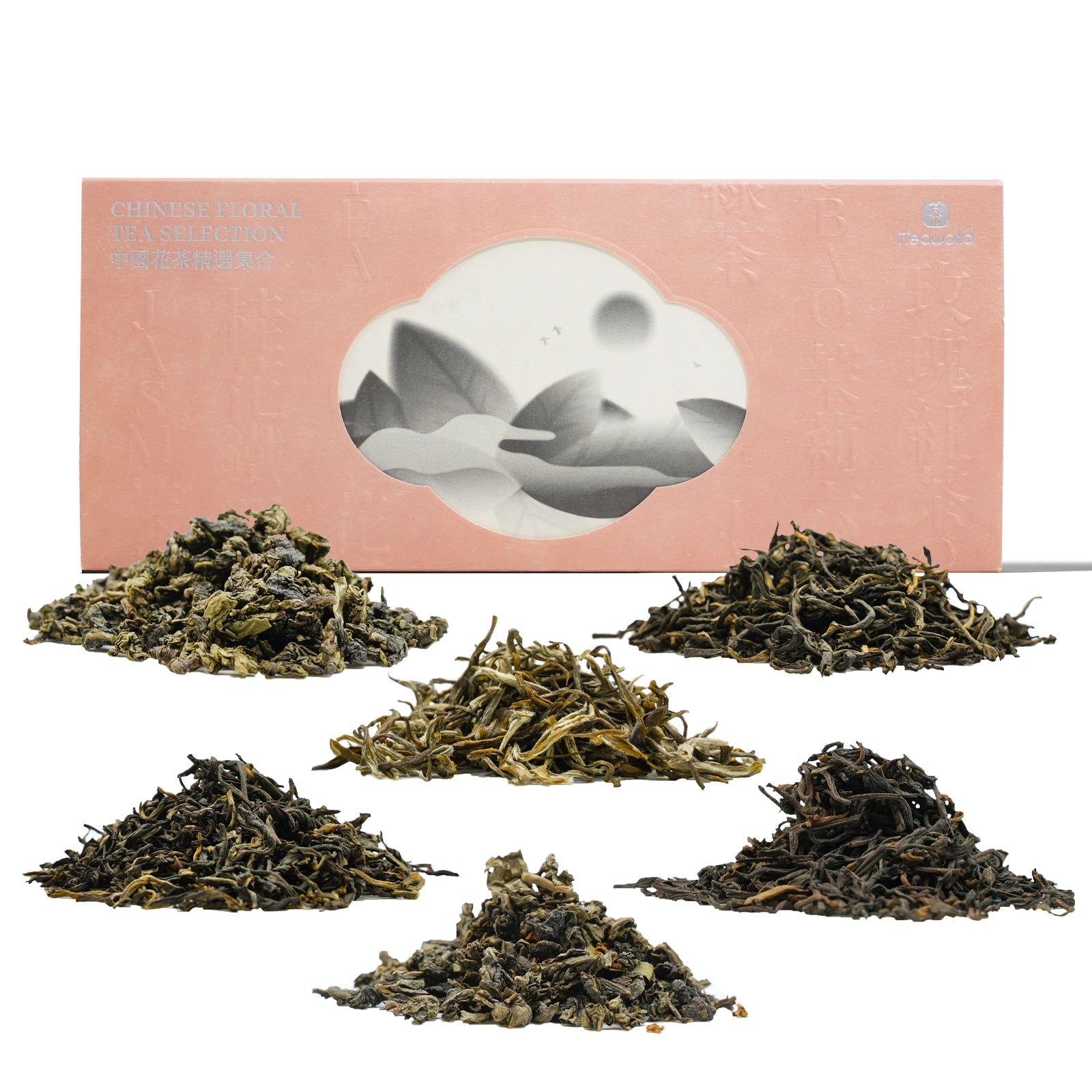 Chinese Scented Tea Collection Includes: Rose Black Tea, Jasmine Black ...