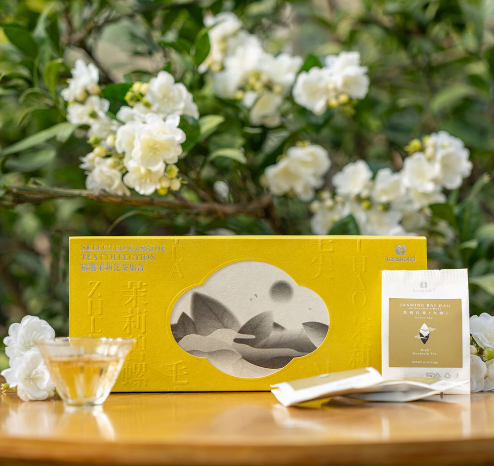 Chinese Jasmine Tea Sampler | 4 Jasmine Loose Leaf Tea - iTeaworld