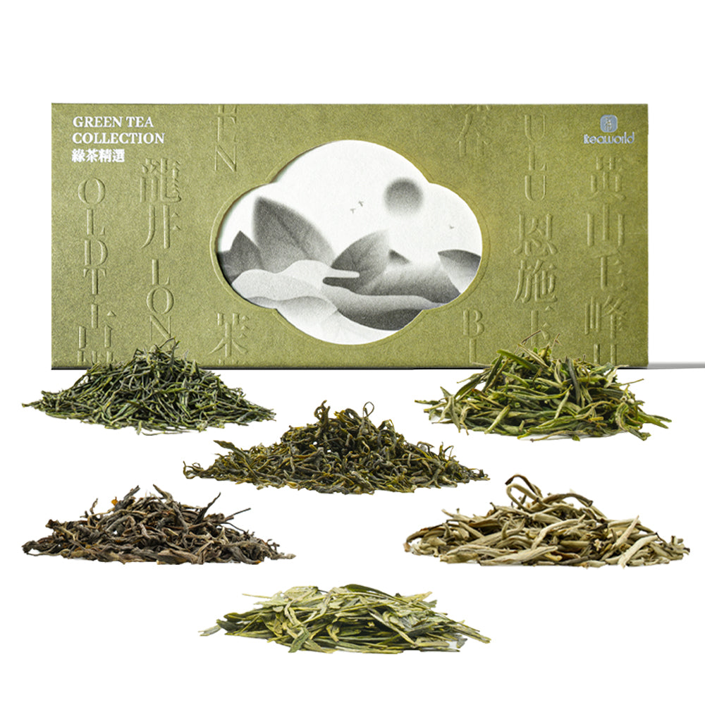 Green Tea Sampler | 6 in 1 Classic Loose Leaf Tea - iTeaworld